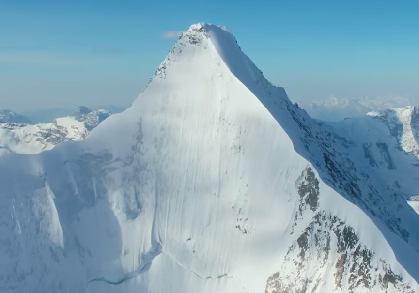Sam Anthamatten et la face nord de l’Ober Gabelhorn
